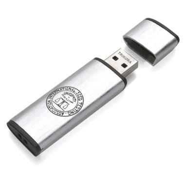 USB-Stick silver metal black